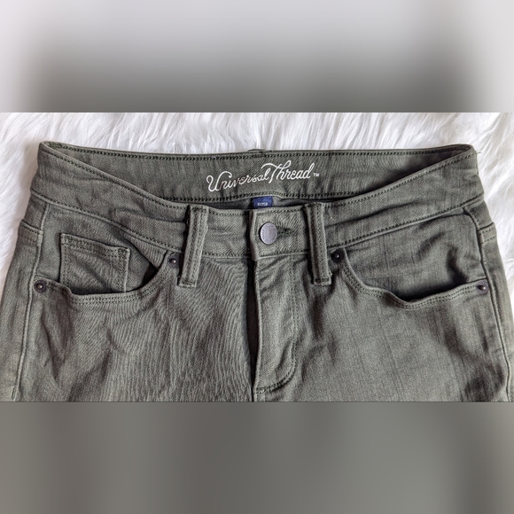 Universal Thread | Jeans | Nwot Universal Thread Olive Green Destroyed ...